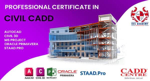 Professional Certificate in Civil CADD – CADD Centre